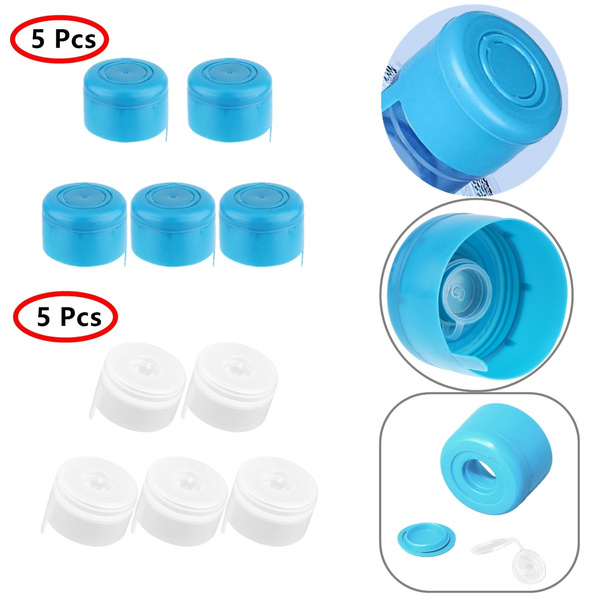 5 Pieces/lot Non Spill Water Bottle Caps Reusable Anti Splash Caps for ...