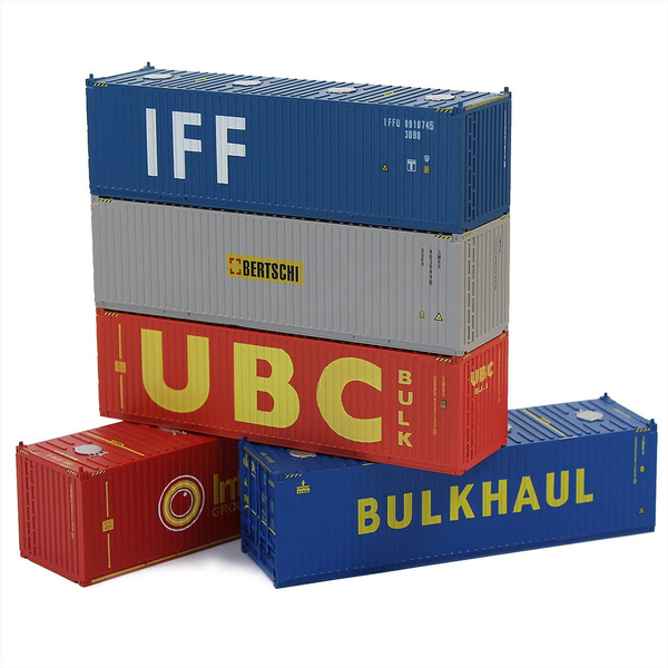 HO Scale 30ft Containers Shipping Container Freight Cars Model Railway ...