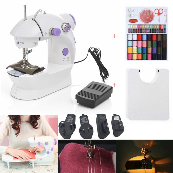 Mini Portable Handheld Sewing Machines Stitch Sew Needlework Cordless ...