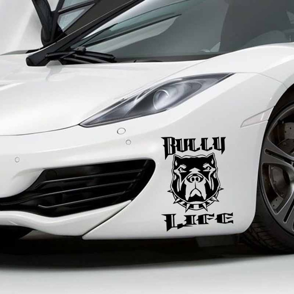 12X15.8CM Creative Car Sticker Bully Life American Bully Mom Bully Dad ...