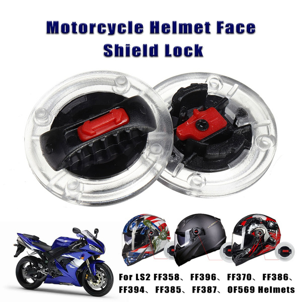 2Pcs Motorcycle Flip Up Full Face Helmet Windshield Lens Screen Shield ...