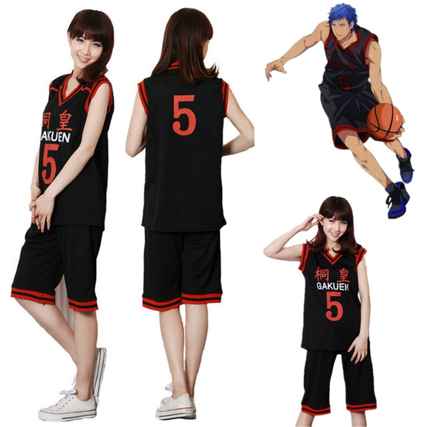 Unisex Anime Kuroko's Basketball Kuroko No Basuke Aomine Daiki Cosplay ...