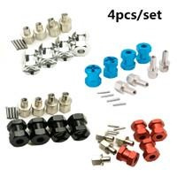 Aluminum 12mm RC Wheel Hub Hex Drive Adaptor 15mm Extension For 1/10 ...