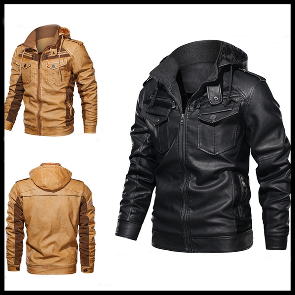 Hood Crew New Men's Leisure Winter Thickening Thermal Coat Fashionable ...