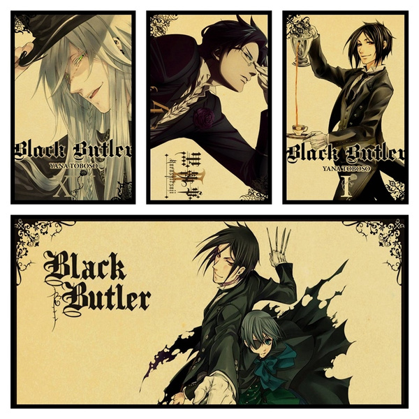 Black Butler/Nostalgic retro posters/decorative paintings of bars and ...