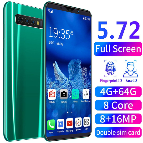 10 Smartphone Water Drop Screen 5/5.72 Inch Smartphone Camera 8.0MP+16 ...