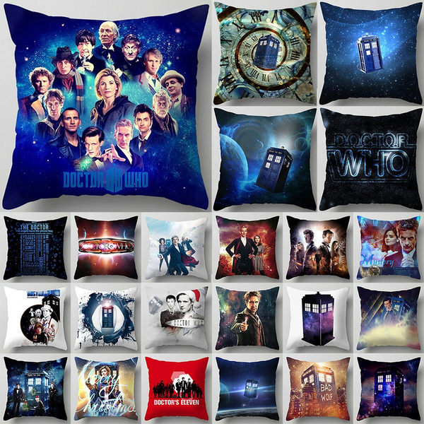1PC Popular Series TV Doctor Who DW Pillowcase British Drama Doctor of ...