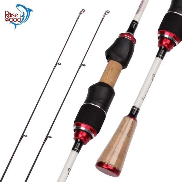 2.1M Carbon Fiber Spinning Casting Fishing Rod RoseWood Ultra Light ...