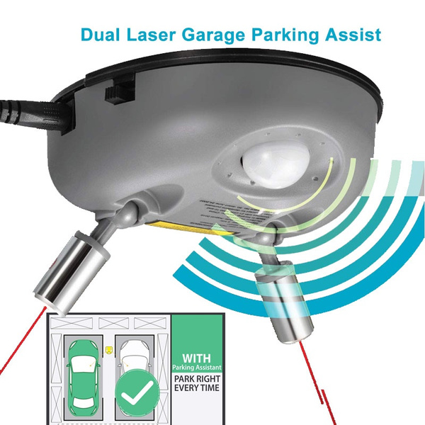 Dual Laser Guiding Parking System Garage Reverse Sensor Carport Car ...