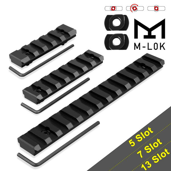 Lightweight M-Lok Picatinny Rail 5-Slot 7-Slot 13-Slot M Lok Aluminum ...