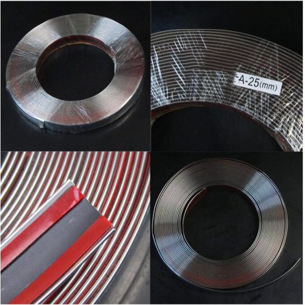 Car Chrome Trim Styling Sticker Molding Strip Exterior Interior ...