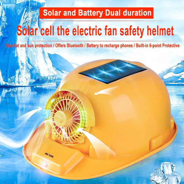 2019 New Fashion Is Equipped with A New Solar Helmet Equipped with ...
