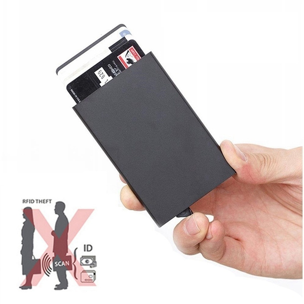 High-Grade Alumina Solid Color Automatic Pop-Up Anti-Theft Bank Card ...