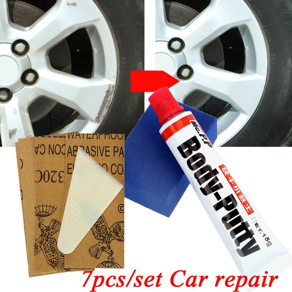 7Pcs/set Car Paint Surface Depth Scratch Repair Pen Skin Car Tyre Care ...