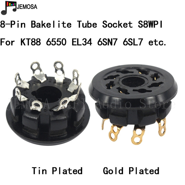 10pcs 8pins Bakelite Tube Socket S8WPI Electron Tube Socket For KT66 ...