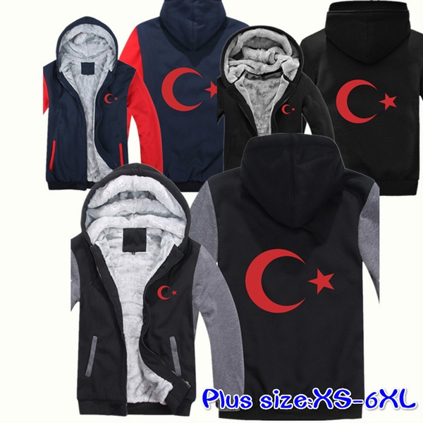 Winter Style National Turkish flags Hoodies Pullover Cool Turkey ...