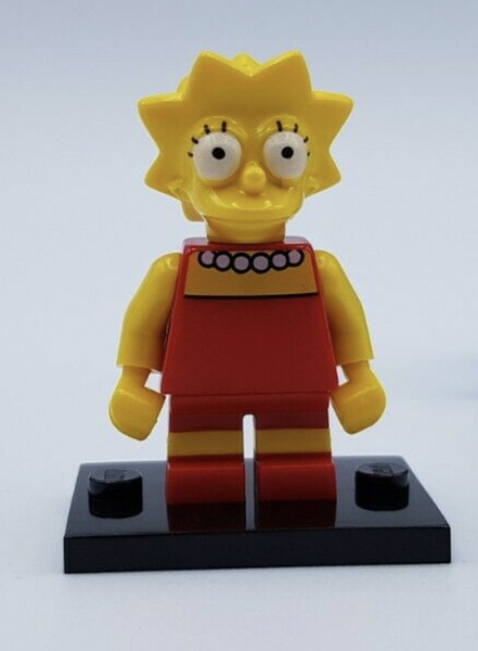 Lego® original The Simpsons Série 1 - Lisa Simpson With Wide Open Eyes ...