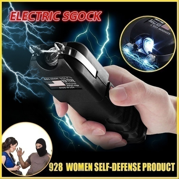 Electric Shock Rod Self-defense Tool Remote 2500K Outdoor Flashlight ...