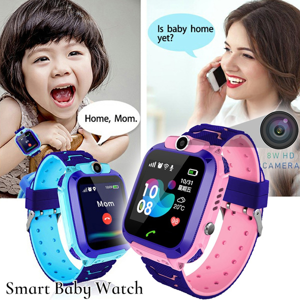Smart Watch Baby Watch SOS Call Location Finder Display 2G SIM Card LBS ...