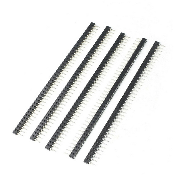 3PCS Strip Tin PCB Female IC Breakable 40pin Single Row Round Header ...