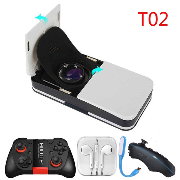 Folding VR Glasses Portable 3D Virtual Reality Glasses Digital Smart VR ...