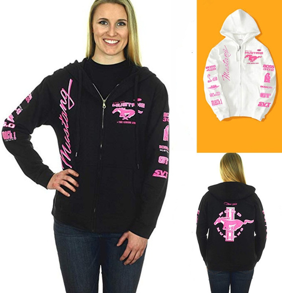 New Autumn Winter Women Ford Mustang Hoodie Mens Ford Racing Jacket ...