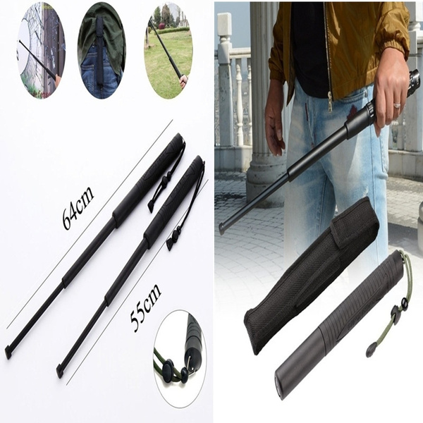 Men Professional Self Defense Tool Extended Version Retractable Stick ...