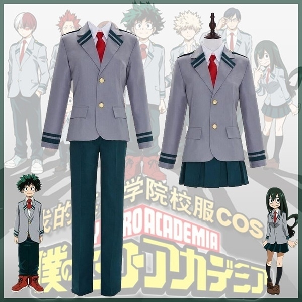 My Hero Academy Cosplay School Uniform Set Anime Cosplay Boku No Hero ...