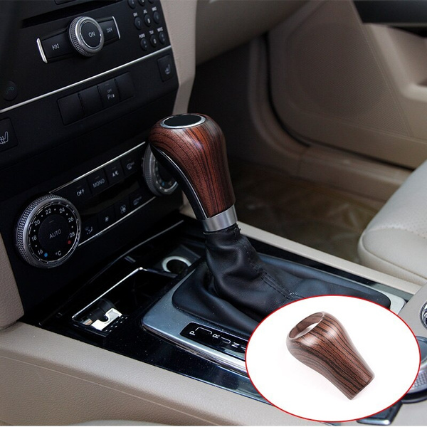 ABS Car Gear Shift Head Trim Sticker For C Class W204 E W212 GLK X204 ...