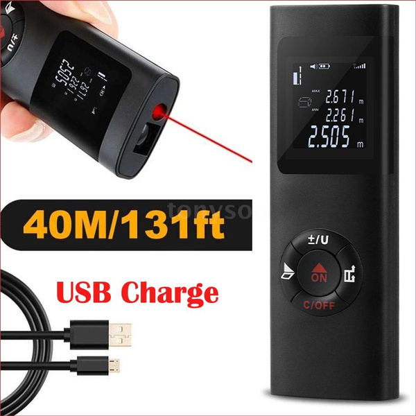 40M Smart Handheld Rangefinder Digital Mini Distance Measuring Meter ...