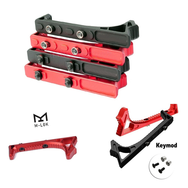 Hybrid Grip M-LOK/KEYMOD Front Grip Angled Foregrip Metal For KeyMod/M ...