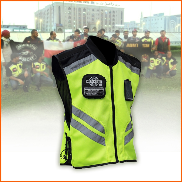 Men's Motorcycle Racing Sleeveless Jacket Safety Reflective Vest | Wish