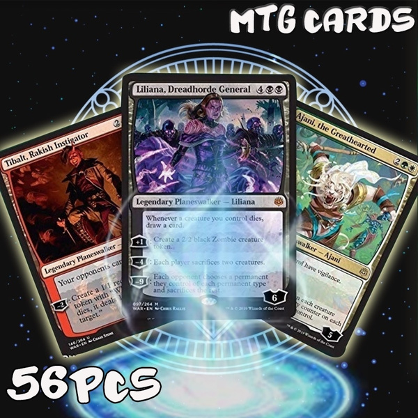 56pcs MTG Proxy Black Core Paper with Hologram Cards All Rare Expensive ...