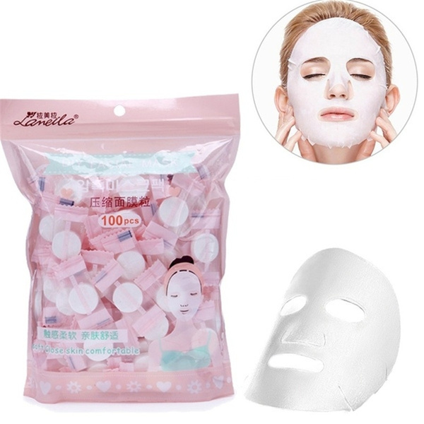 30/60/100pcs/pack Compressed Facial Face Mask Women Beauty DIY ...