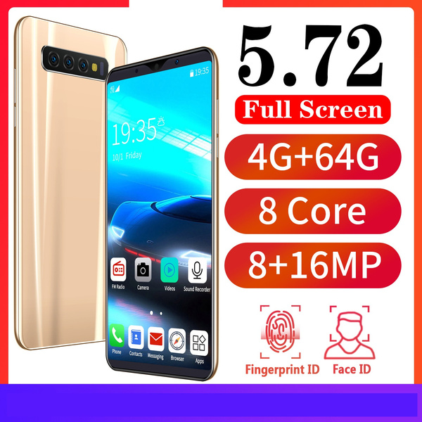 10 Smartphone Water Drop Screen 5/5.72 Inch Smartphone Camera 8.0MP+16 ...