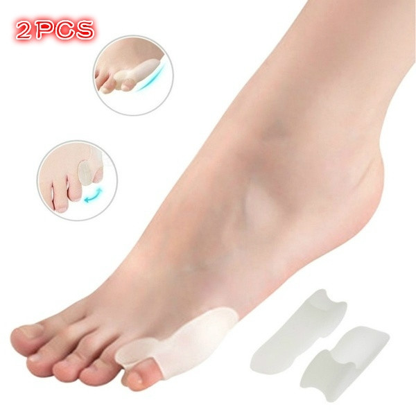 1Pair Silicone toe separator, small toe extension orthosis, chicken eye ...