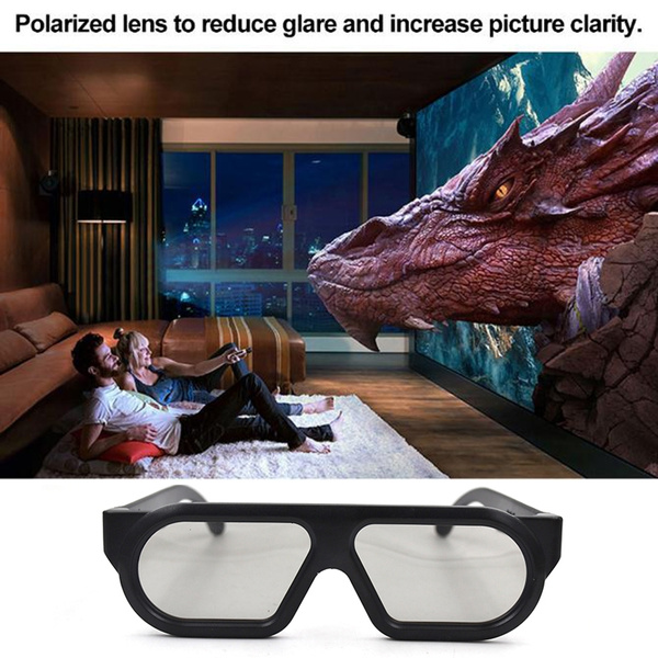 Unisex 3D Glasses Women Men Polarized Passive 3D Eyeglasses for 3D TV ...