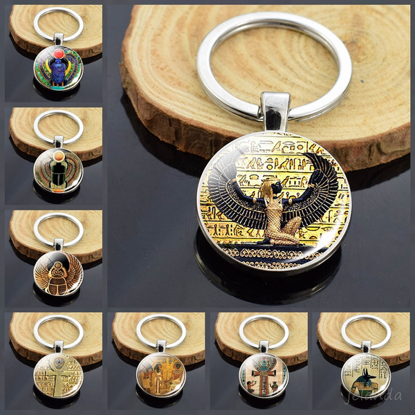 Isis Goddess Keychain Isis Wings Jewelry Anubis Pendant Ancient ...