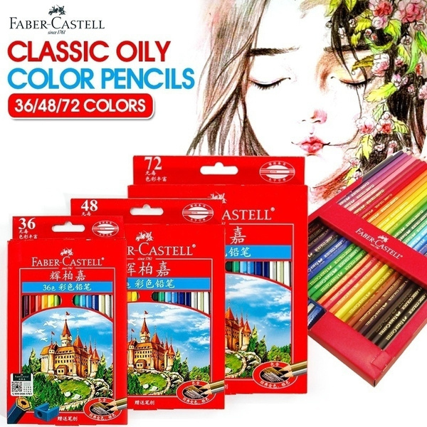 36-72 Pcs Faber Castell Colored Pencils Lapis Decor Professionals ...