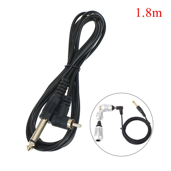 Black Silicone Tattoo Clip Cord Wire Cable For Machine Gun Kit Set ...