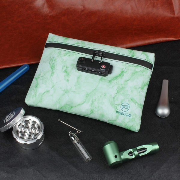 PU Leather Smell Proof Bags and Container with Lock,Carbon Lined Smell ...