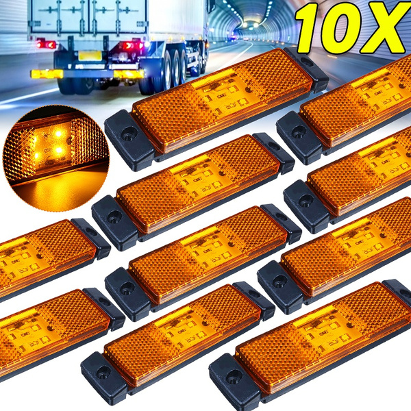 10x 12/24V LED Side Marker Position Light For DAF XF105 Truck Lorry ...