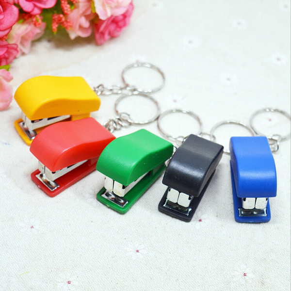 Portable Keychain Mini Cute Stapler For Home Office School Paper ...