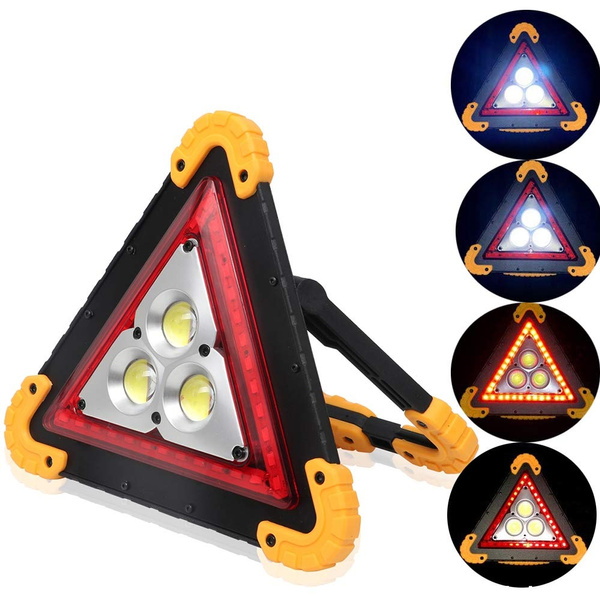 LED Light Car Warning Triangle Emergency Lamp Safety Flashing Sign Road ...