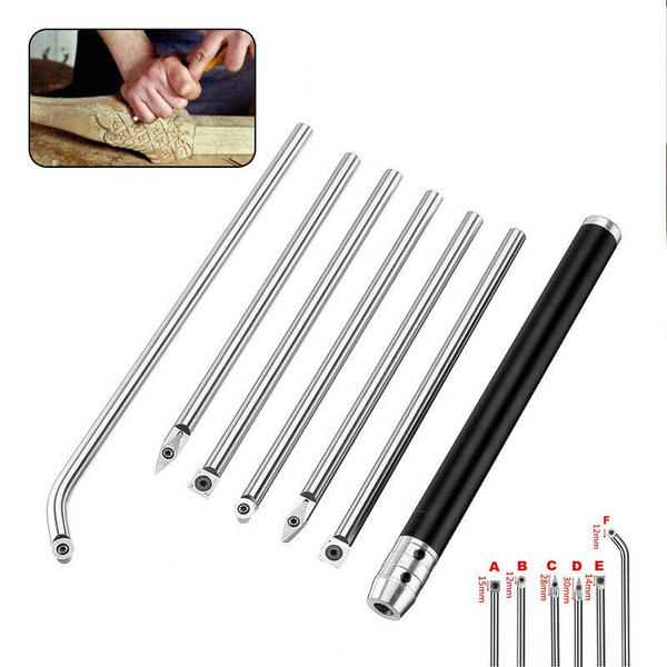 New Quality 1PC Wood Turning Tool Carbide Tip Chisel Square/Round ...