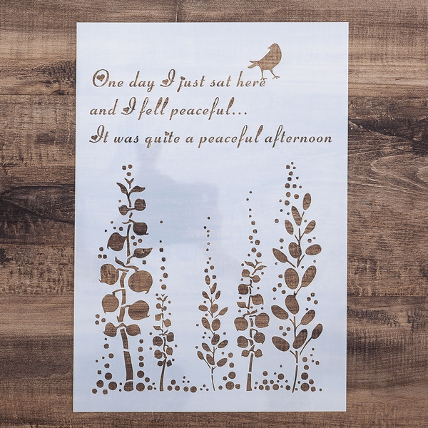 A4 Size DIY Craft Layering Tree Stencil For Wall Painting Scrapbooking ...