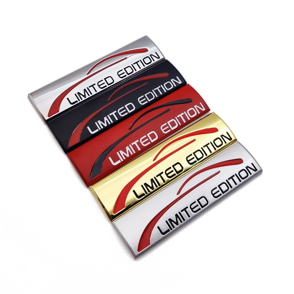 New Chrome Metal Limited Edition Logo Emblem Auto Badge 3D Sticker Car ...