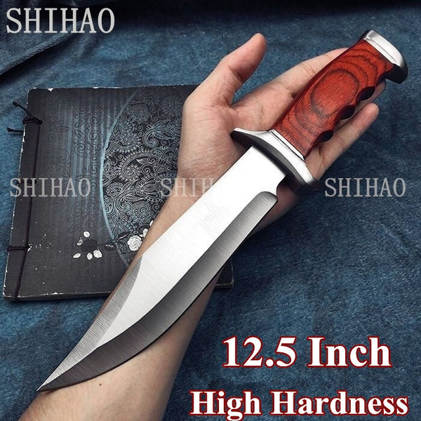 12.5 Inch High Hardness Heavy Duty Tactical Survival Knife Outdoor ...