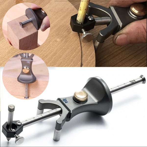 Woodworking Linear Arc Dual-purpose Scriber Parallel Line Drawing Tool ...