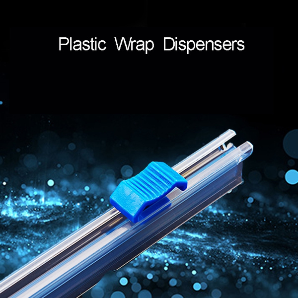 Home Plastic Wrap Dispensers and Foil Film Cutter Food Cling Film ...